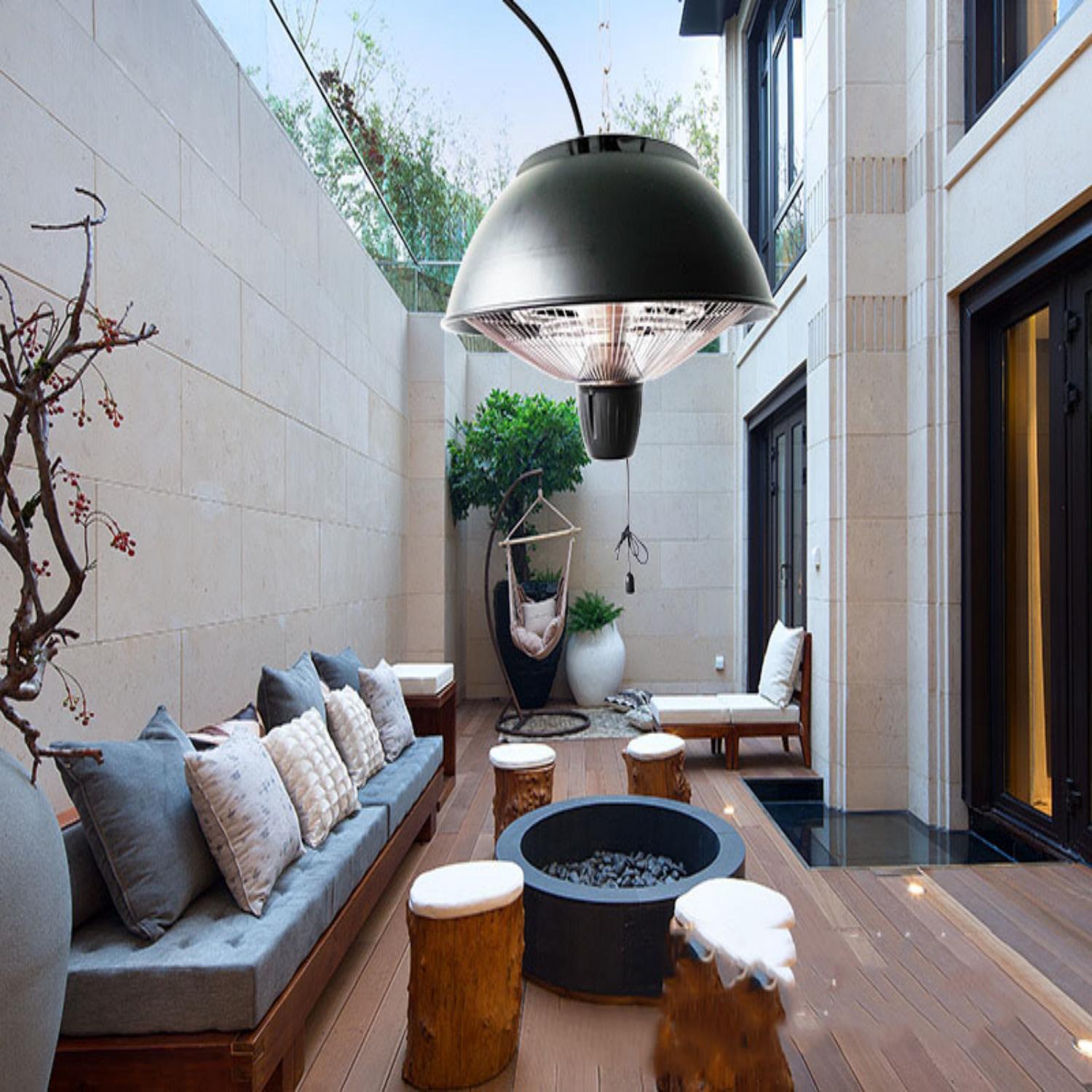 Incalzitor cu halogen pentru uz casnic, exterior, incalzire terasa 2000 ...