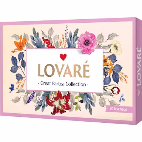 Чай Lovare, Great Patrea Collection, Черен и зелен, 18 вида х 5 броя ...