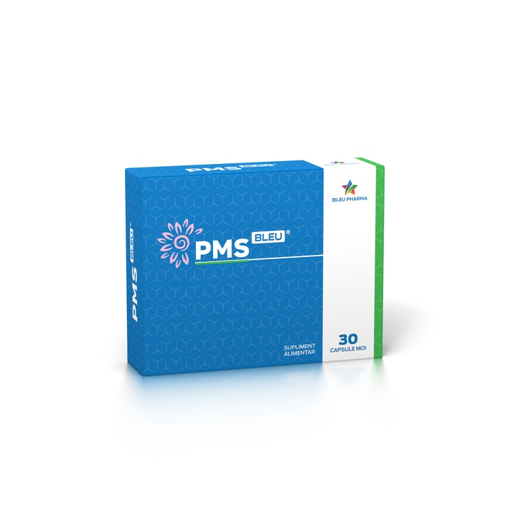 Supliment alimentar recomandat in sindromul premenstrual, PMS Bleu, 30 ...