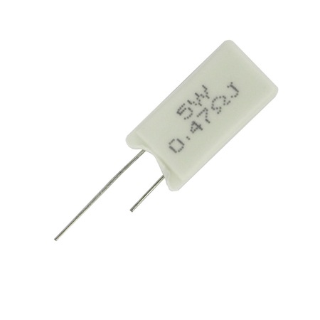Rezistor ceramic, SE, 0.47Ohm, 5W, Alb - eMAG.ro
