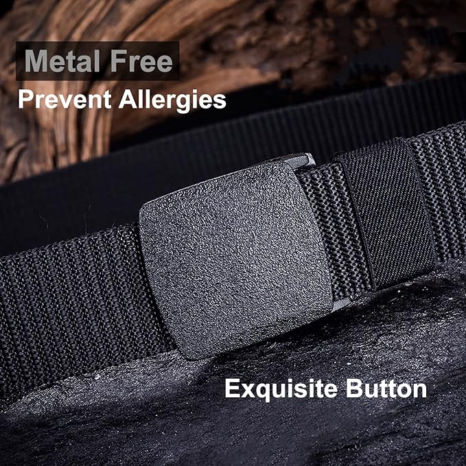 Férfi öv, Textil anyag, 120 cm, Fekete - eMAG.hu