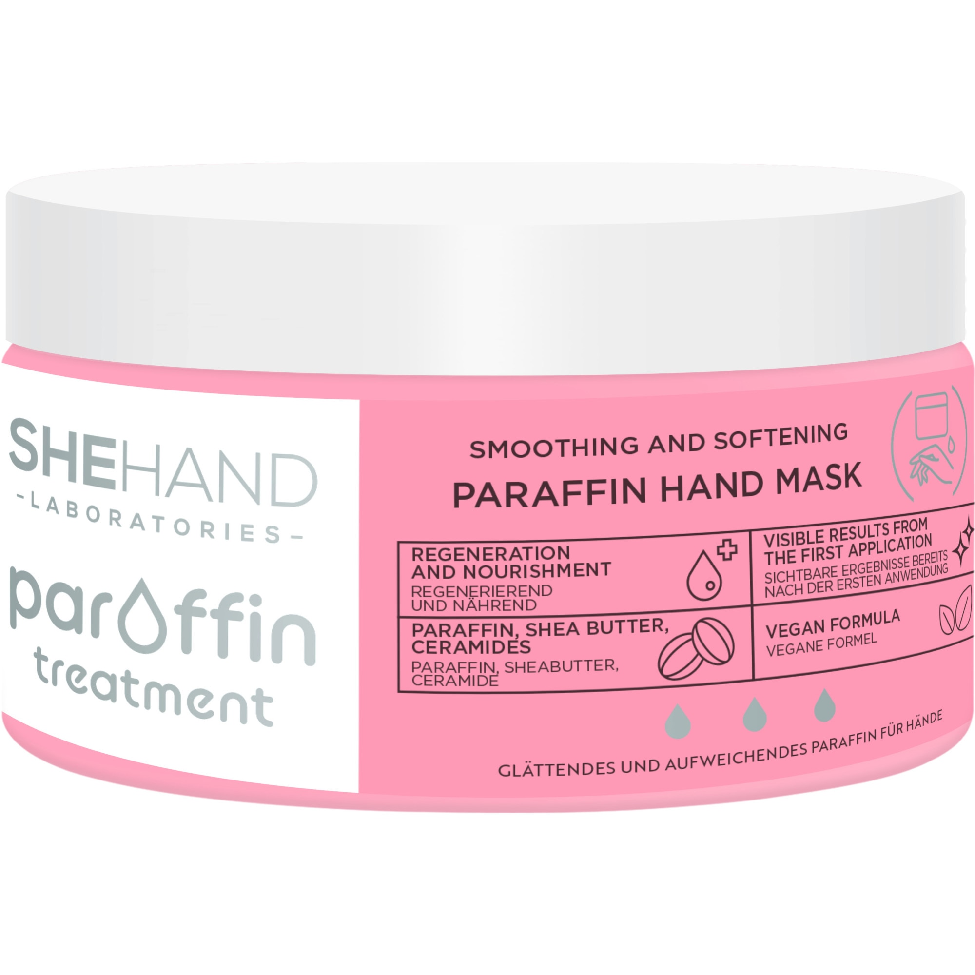 Parafina pentru maini, cu unt de shea, 80g, SheHand - eMAG.ro