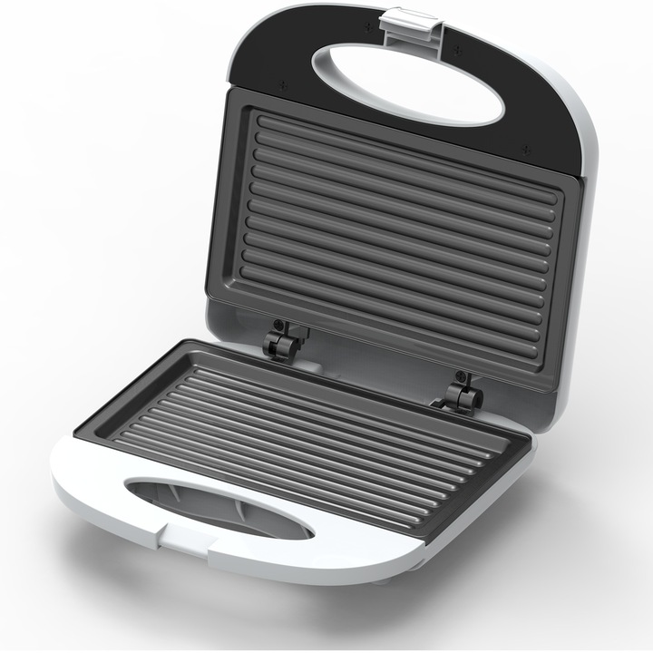 Sandwich maker HEINNER SWAN SM-K750FGWH, 750w, capacitate: 2 sandwich ...