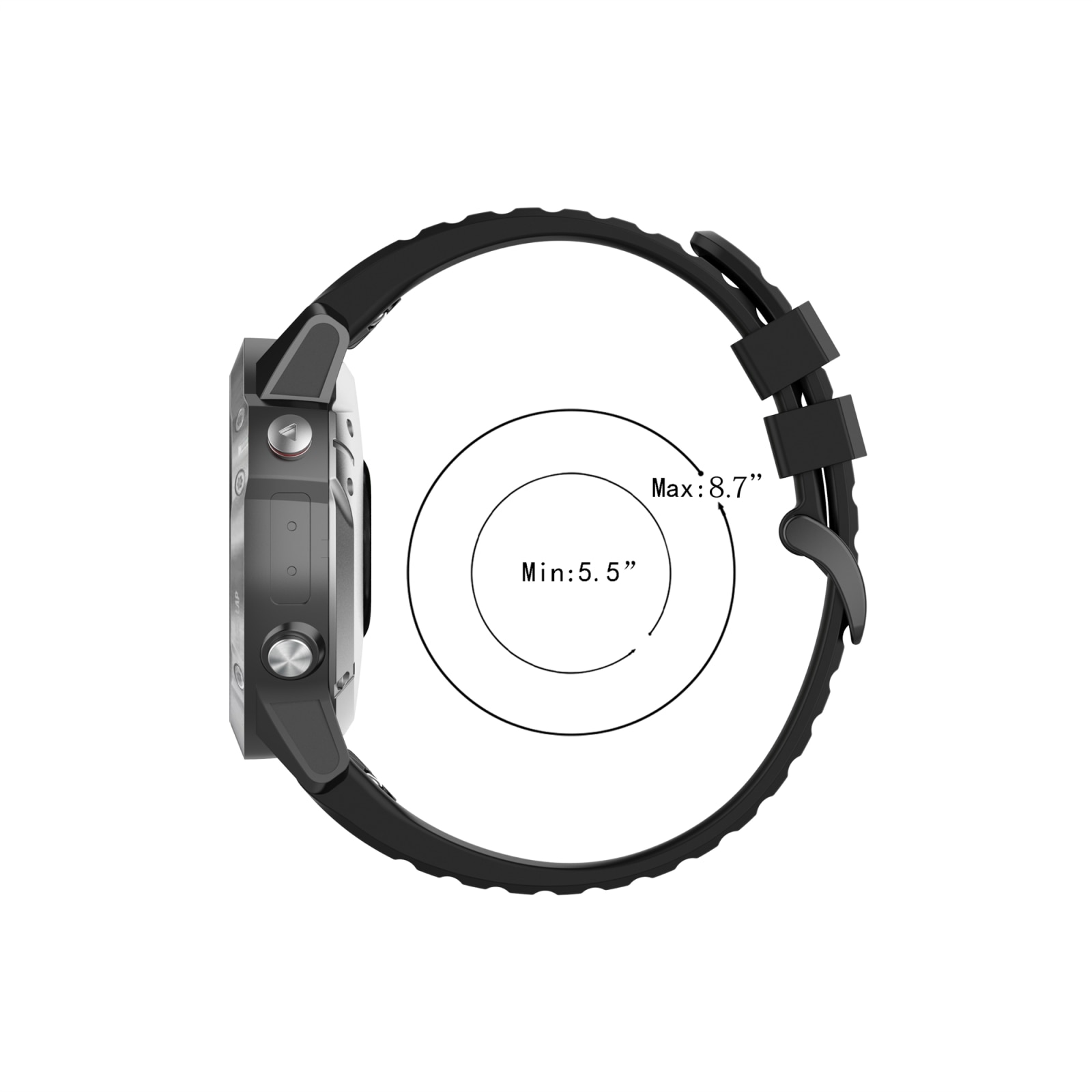 Curea ceas din silicon compatibil Garmin Fenix 6, Fenix 6 Pro, latime ...