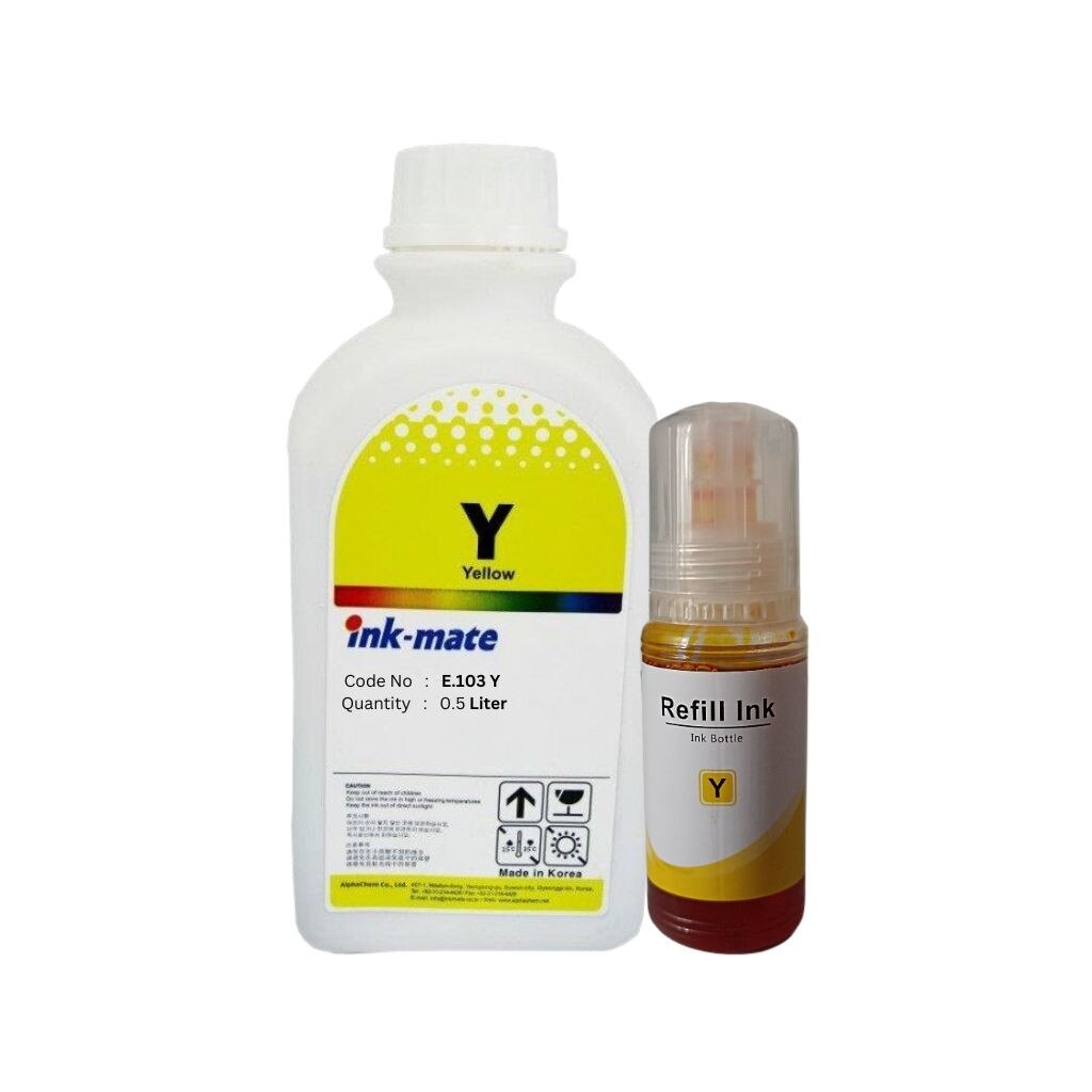 Set Flacon Cerneala InkMate Compatibil Epson (103) 1x500ml Yellow ...