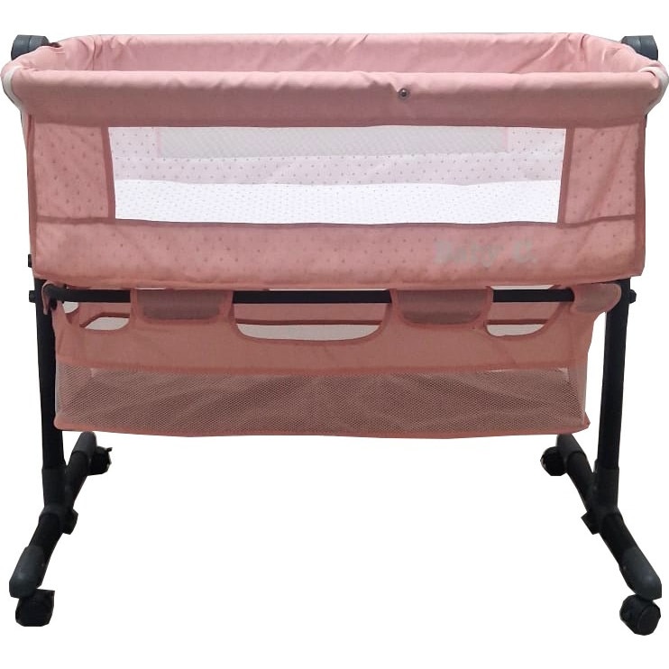 Patut copii transformabil in balansoar bebe Baby Care™ Co-Sleeper, Cu ...