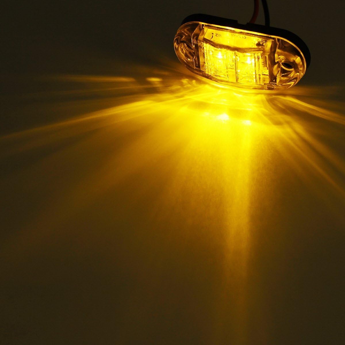 Set 4 LED e-marker lampi laterale, JENUOS®, 4 SMD, Resistenta la apa ...