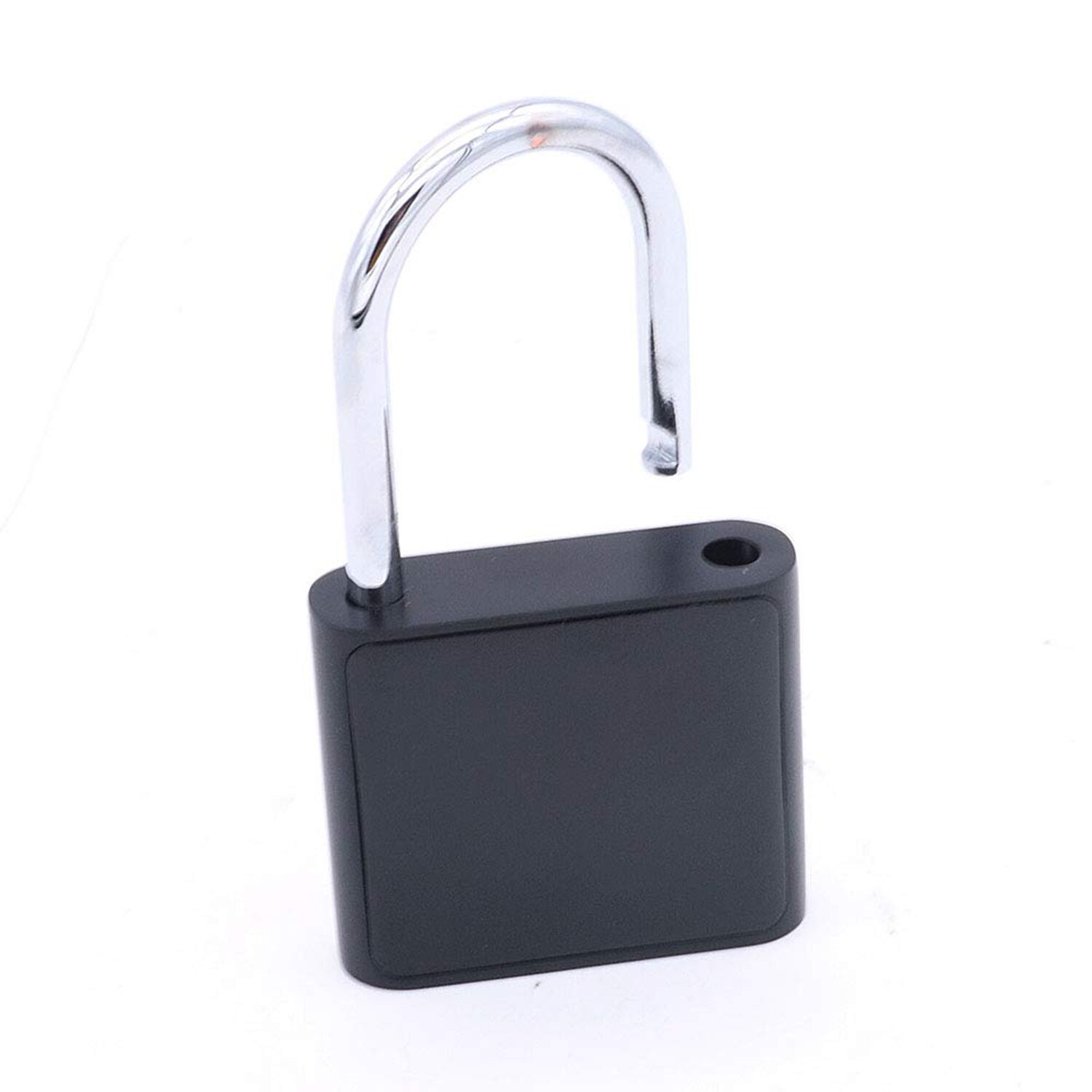 Lacat inteligent cu amprenta digitala, LED, Negru - eMAG.ro