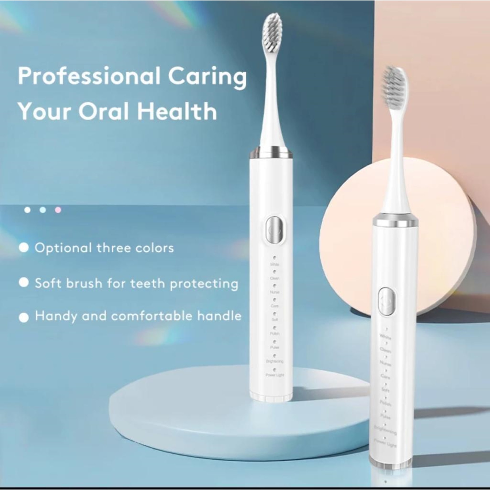 Електрическа четка за зъби Sonic Ys01 високочестотна звукова вибрация 4 глави на четки