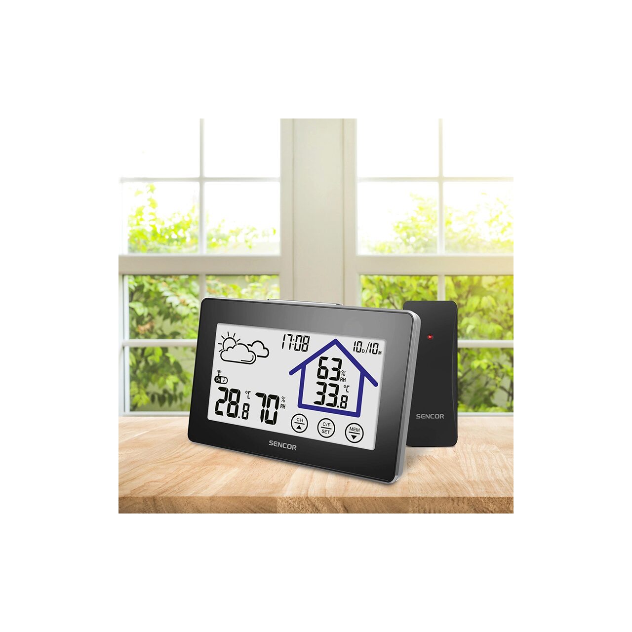 Statie meteo de interior/exterior, Temperatura si Umiditate, Prognoza ...