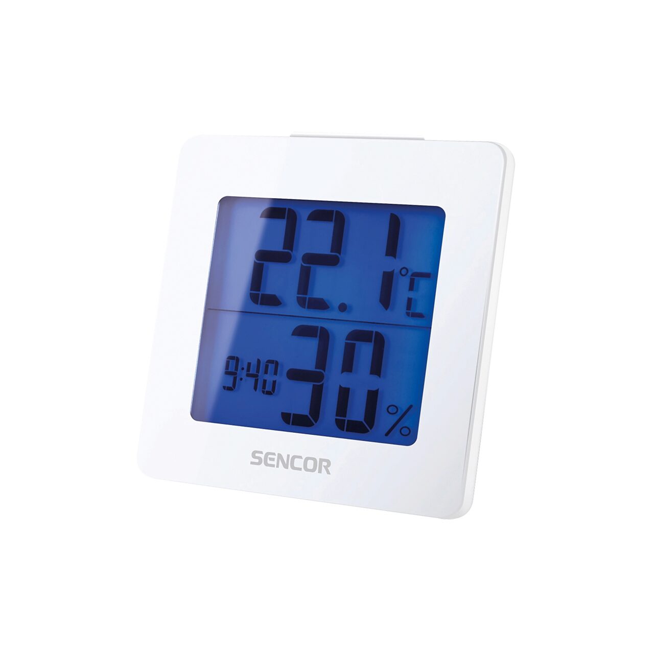 Statie meteo de interior, Temperatura si Umiditate, Ceas, 93x94x38 mm ...