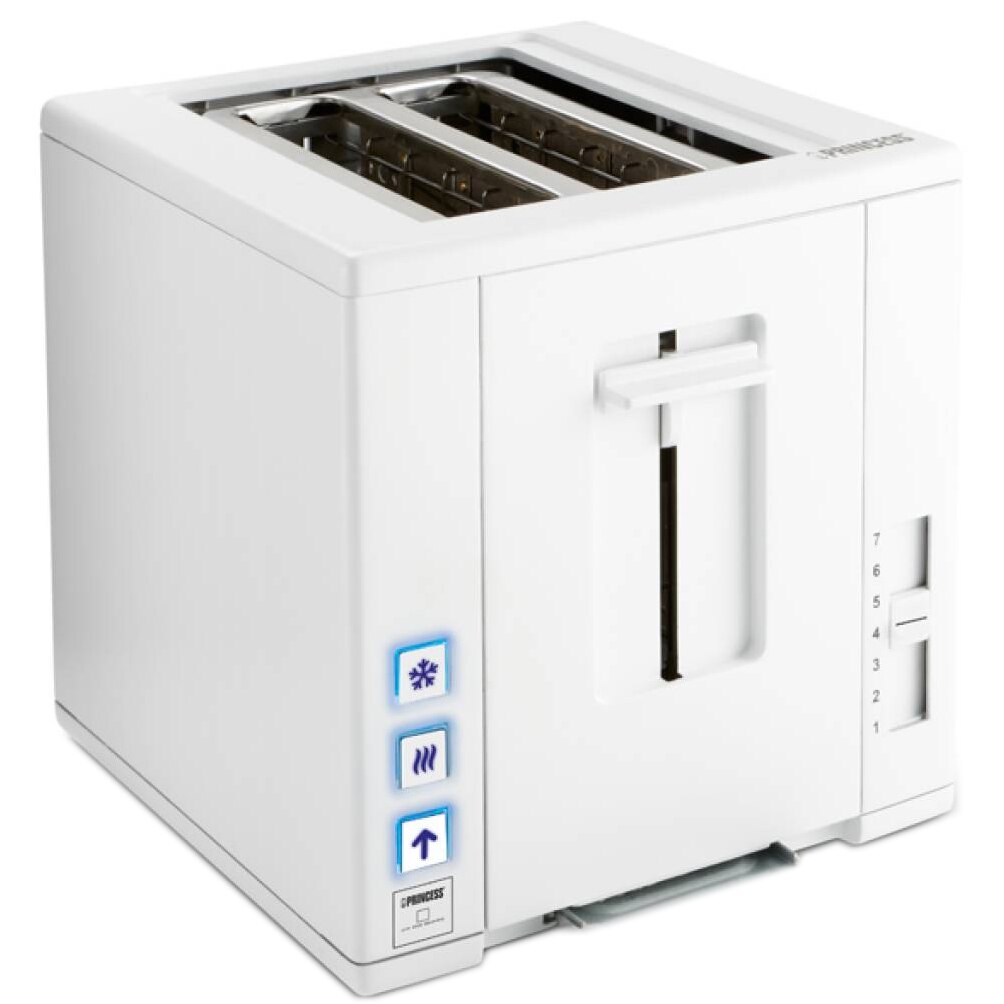 Тостер Princess Compact 4 All 144000, 750 W, 2 Филии, 7 Степени на ...