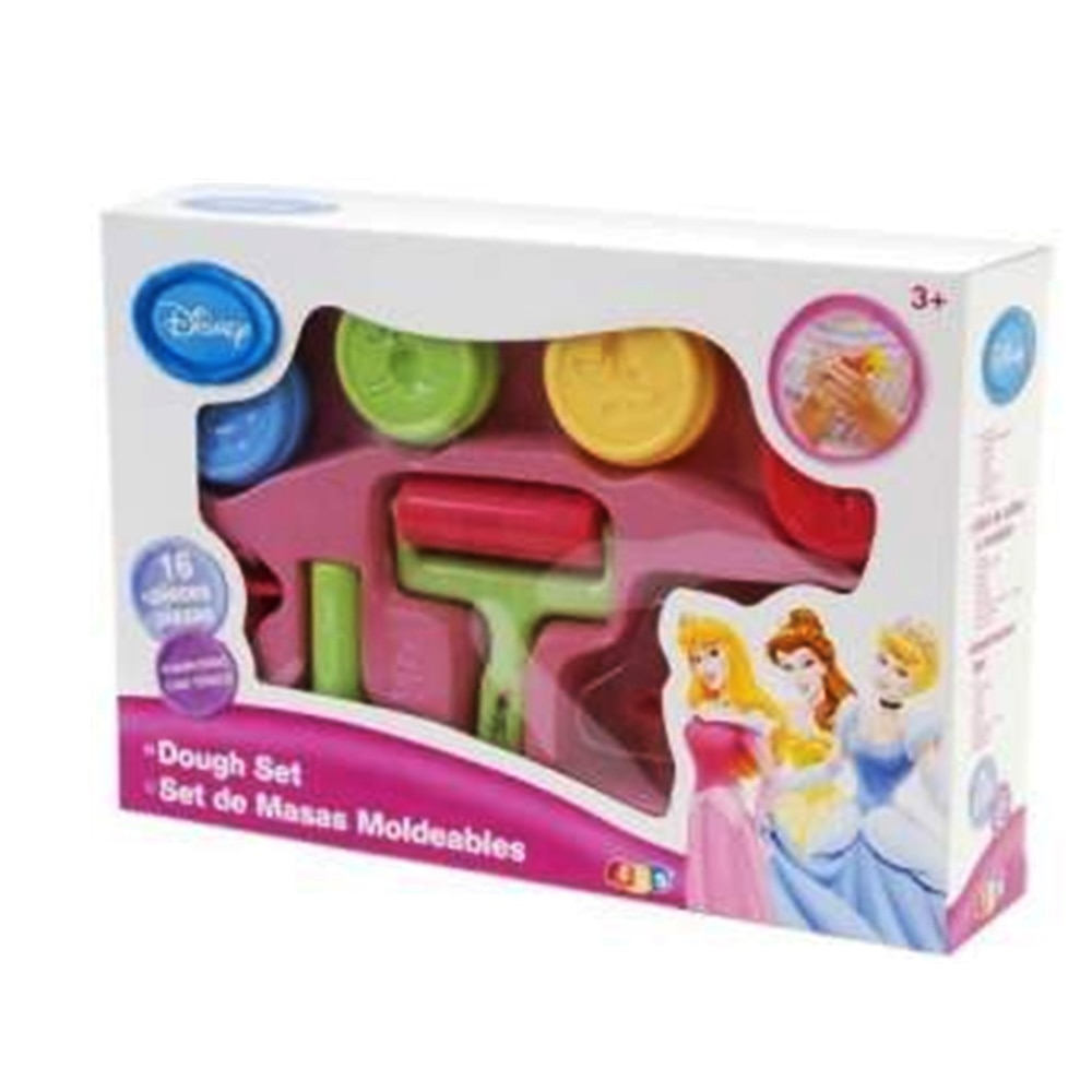 Set plastilina, Disney Princess, 16 piese, Multicolor - eMAG.ro