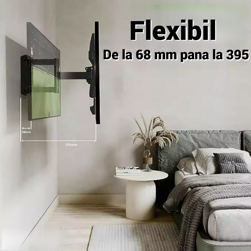 Suport perete TV, LCD, LED universal pentru ecran plat sau curbat, 32 ...