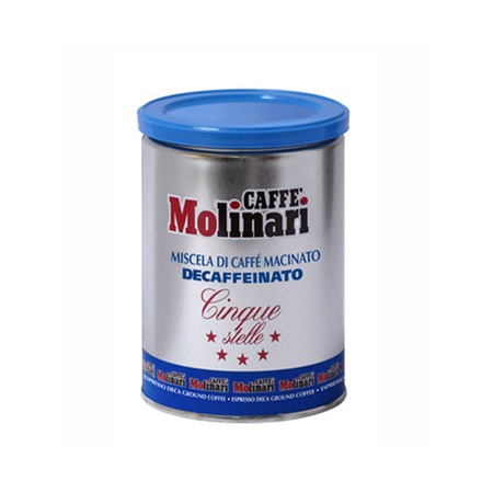 Cafea espresso, Molinari, Macinata, Decafeinizata, 250g - eMAG.ro