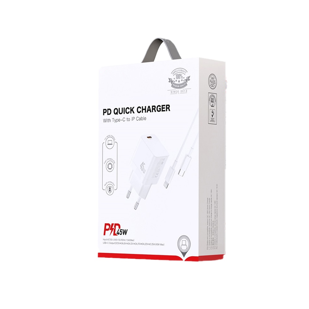 Incarcator retea 45W, G-Tech XO-CE09 Cablu Tip-C / Tip-C, G-Tech, Fast ...