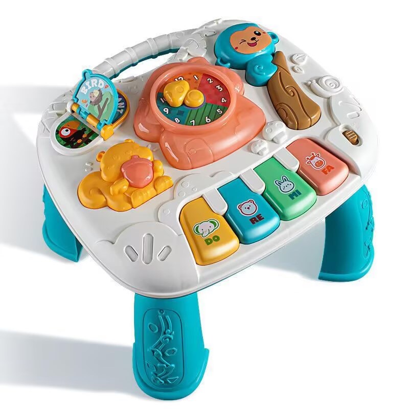 Jucarie Interactiva Bebelusi 3 in 1, pian cu lumini si sunete ...