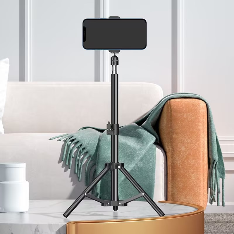 Trepied pentru telefon, Rotativ la 360 °, Telecomanda, 170 cm, Negru ...