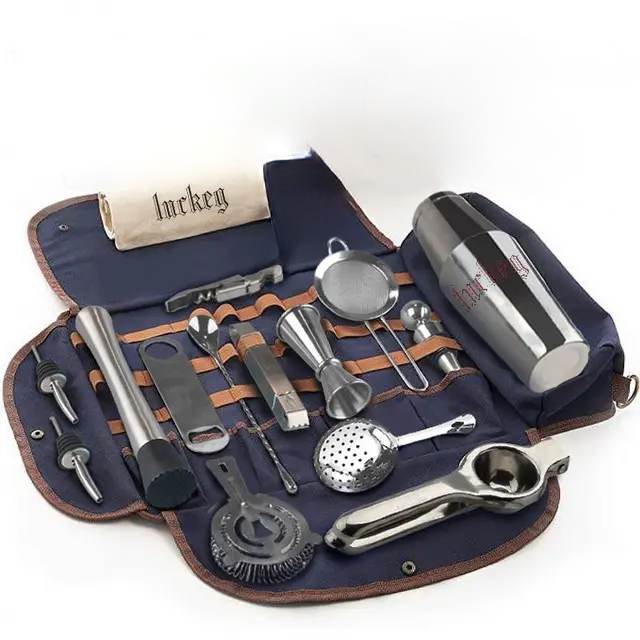 Set coktail bar cu geanta compatimentata - eMAG.ro