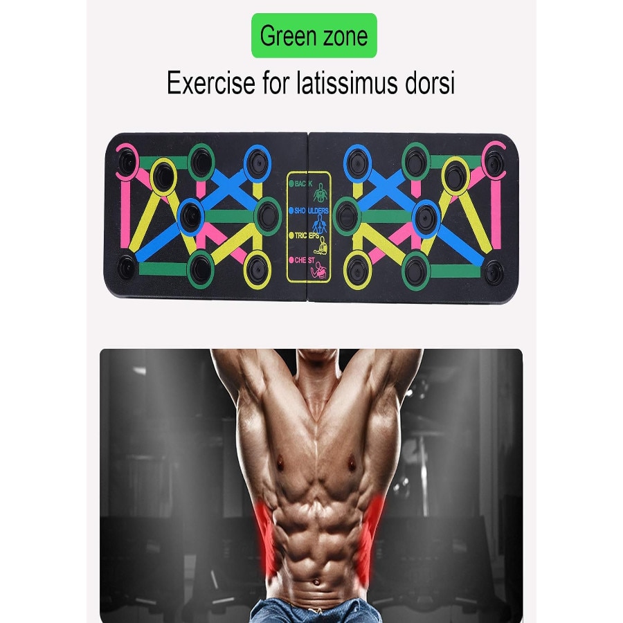 Tabla multifunctionala pentru flotari, MUSCLEPLATE - eMAG.ro