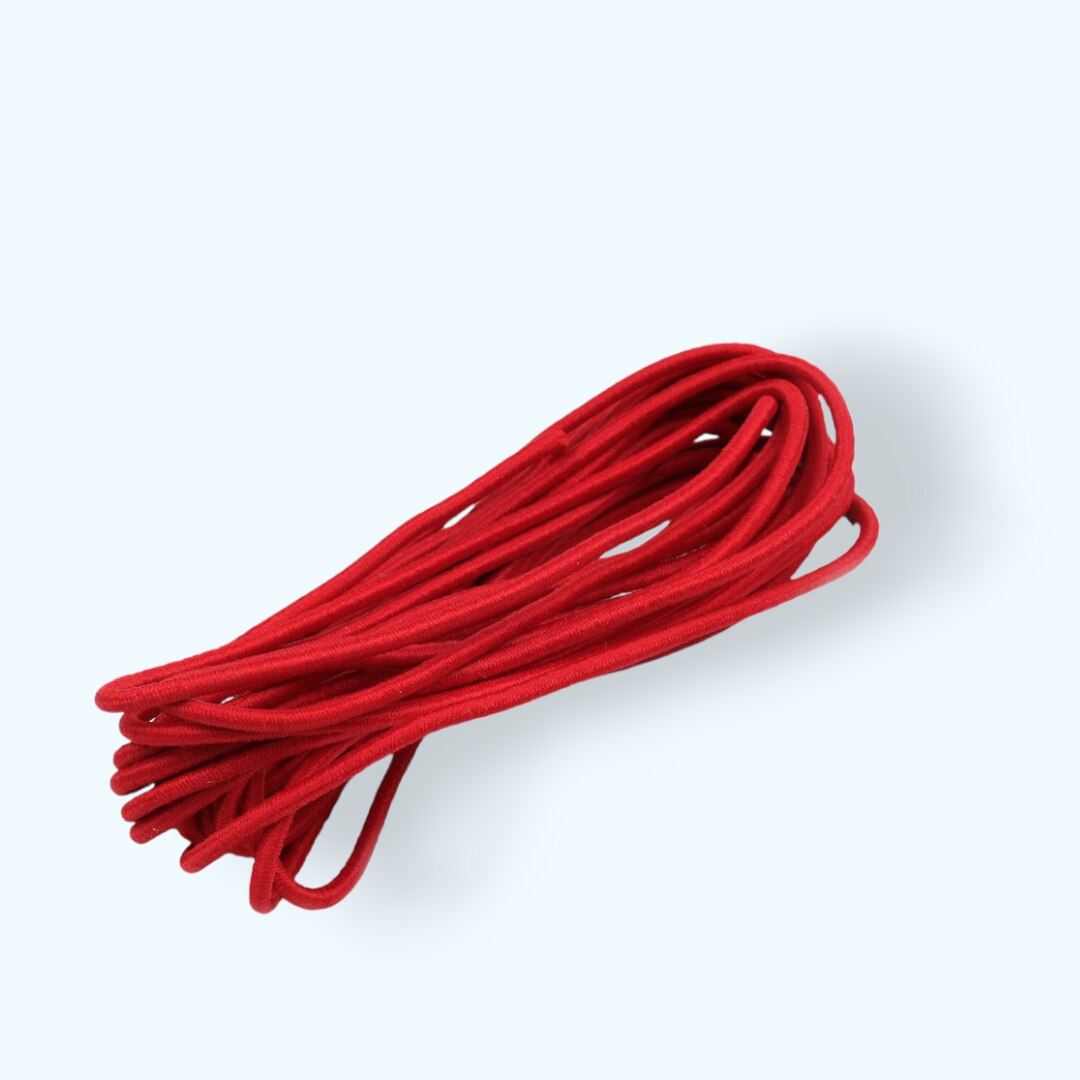 Elastic rotund Crisalida, diametru 2 mm, lungime 3 m Rosu - eMAG.ro