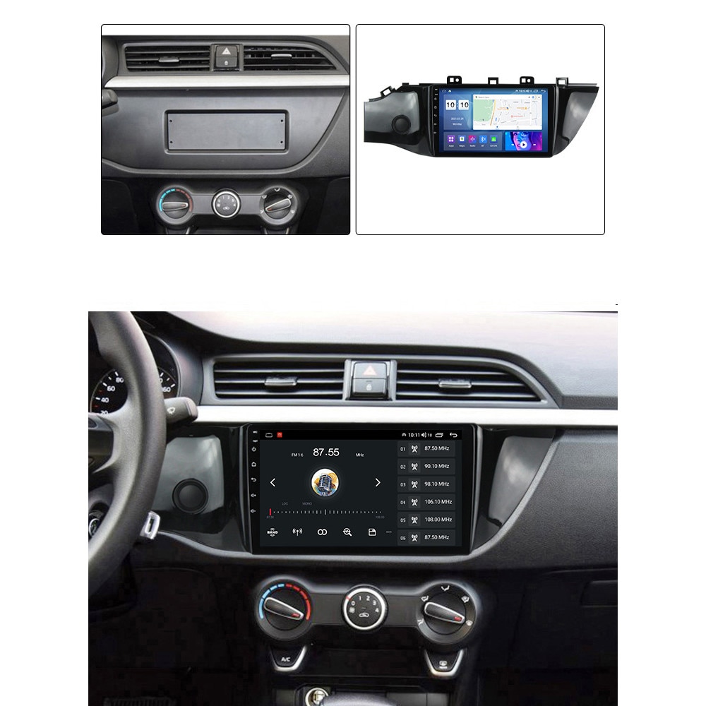 Navigatie Kia Rio 4 din 2016 - 2020, NAVIGPS, Android 13, Wireless ...