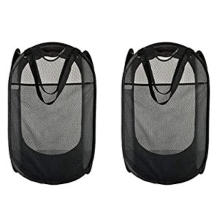 Set 2 cosuri rufe de rufe Colapsabile, Nailon, Negru - eMAG.ro