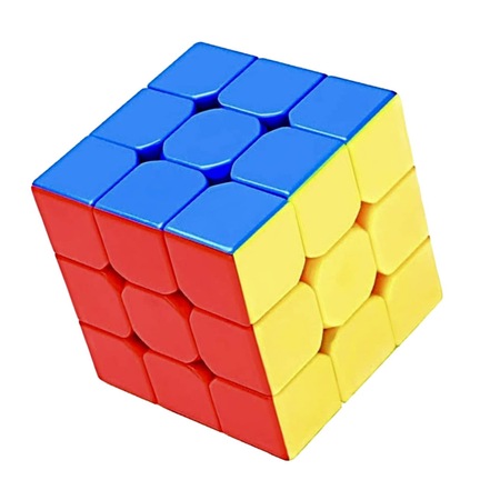 Магически куб пъзел 3x3x3, ABS, Многоцветен - eMAG.bg