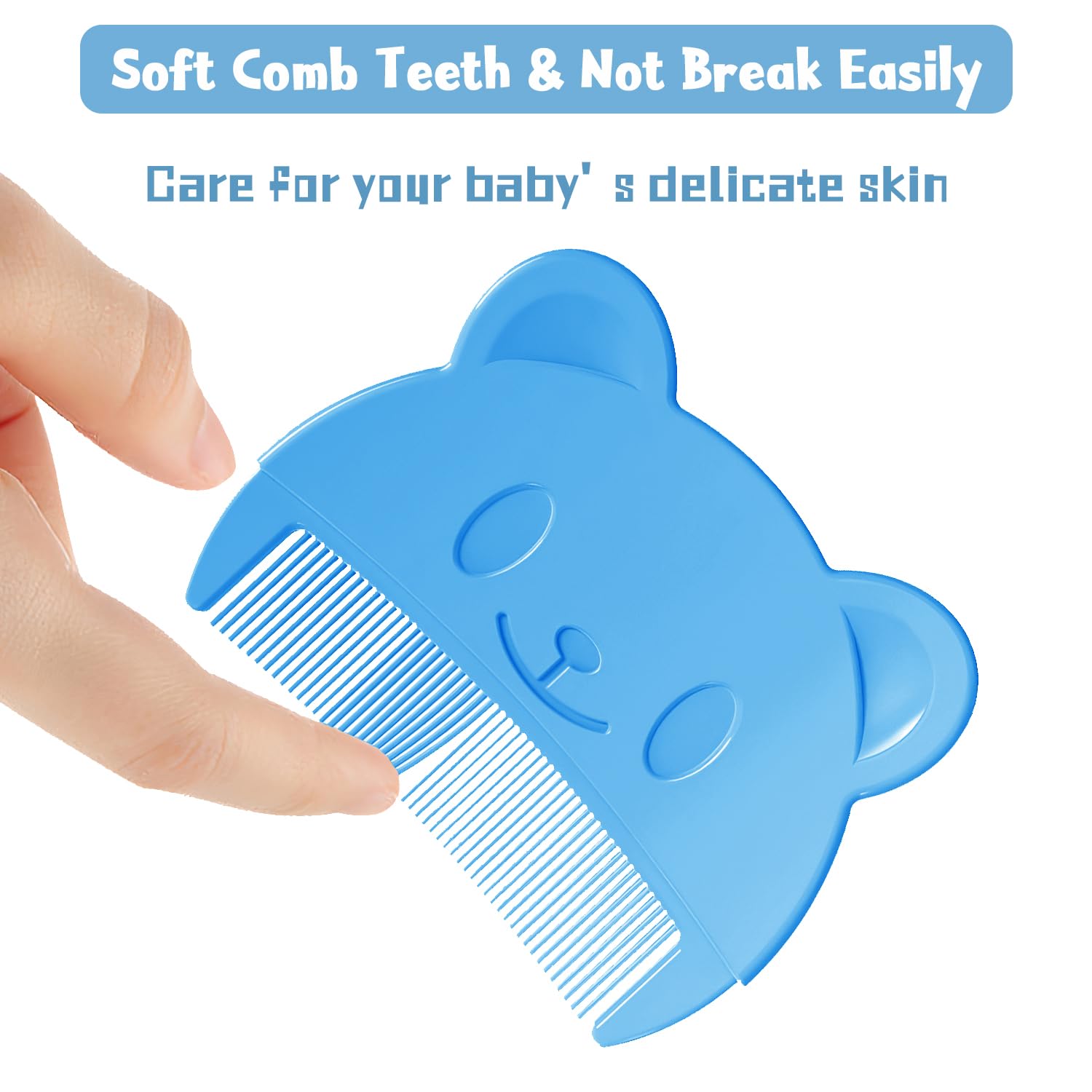 Pieptene pentru bebelusi, Polipropilena, Pentru curatare scalp ...
