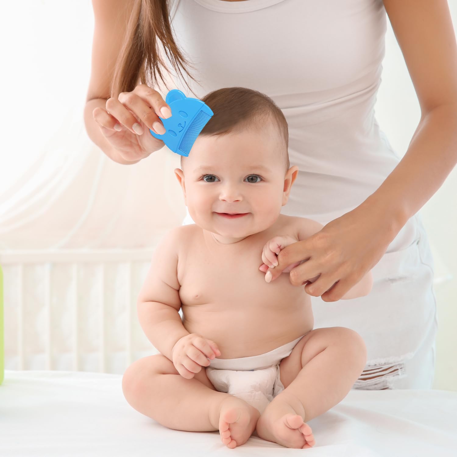 Pieptene pentru bebelusi, Polipropilena, Pentru curatare scalp ...