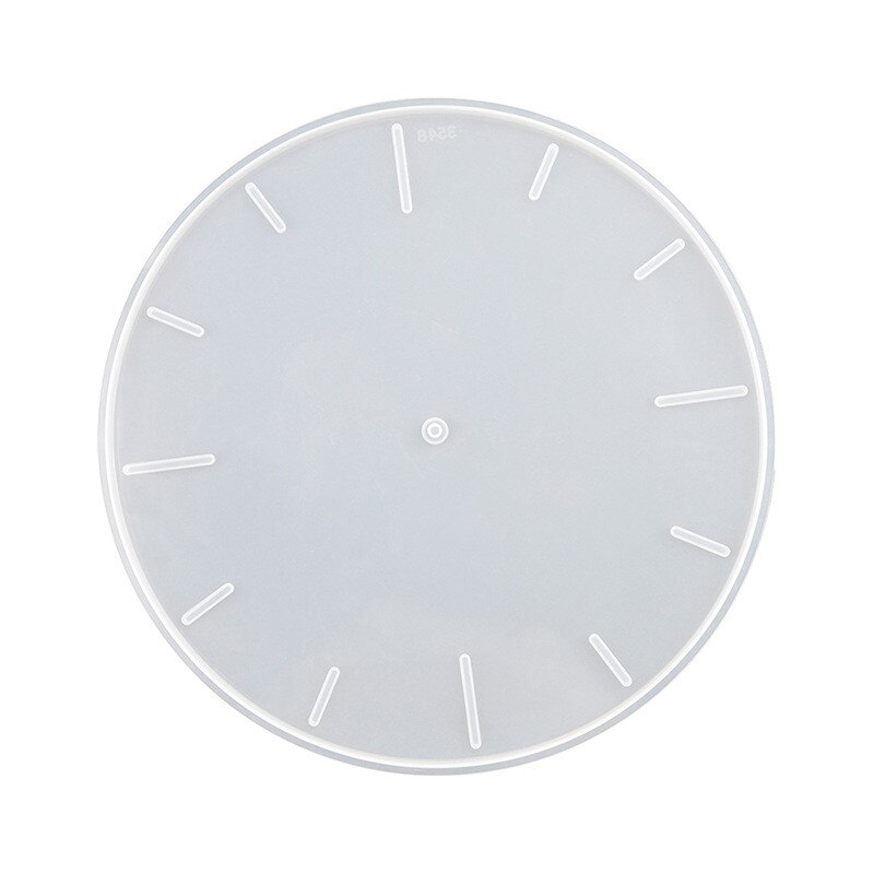 Ceas rotund decorativ, Artline Epoxy Resine, Silicon, 37x37x0.8 cm ...