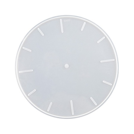 Ceas rotund decorativ, Artline Epoxy Resine, Silicon, 37x37x0.8 cm ...