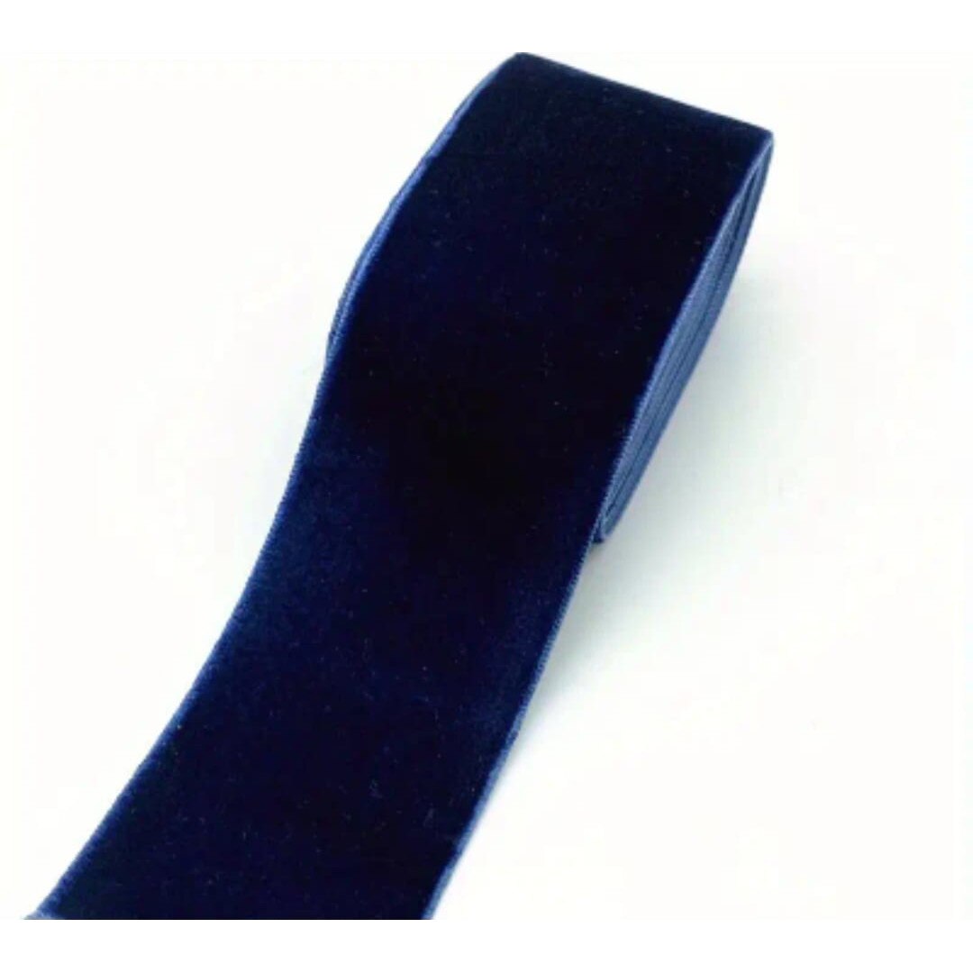 Panglica de catifea 40 mm 40 m Bleumarin - eMAG.ro