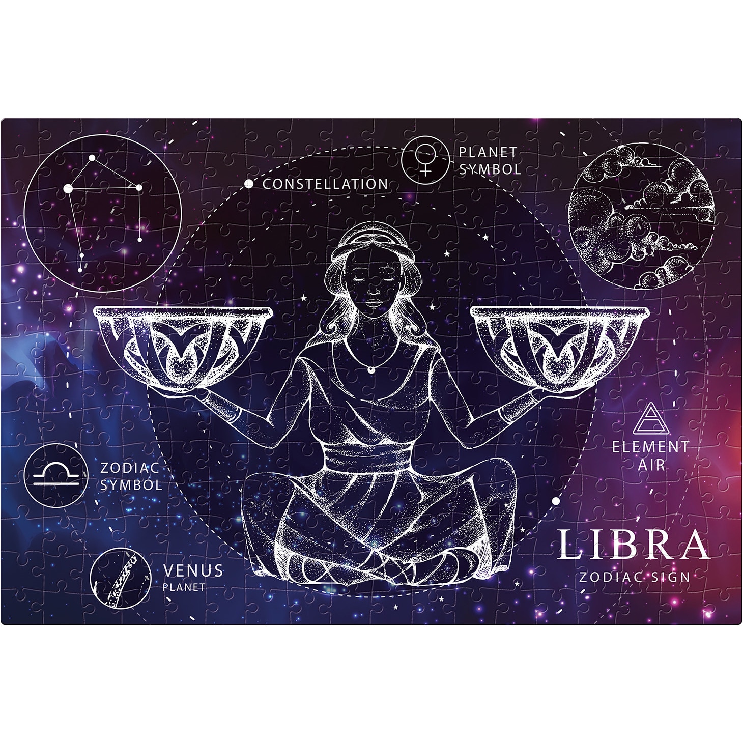Puzzle Zodiac Signs 7, Balanta, 250 piese, Interdruk - eMAG.ro