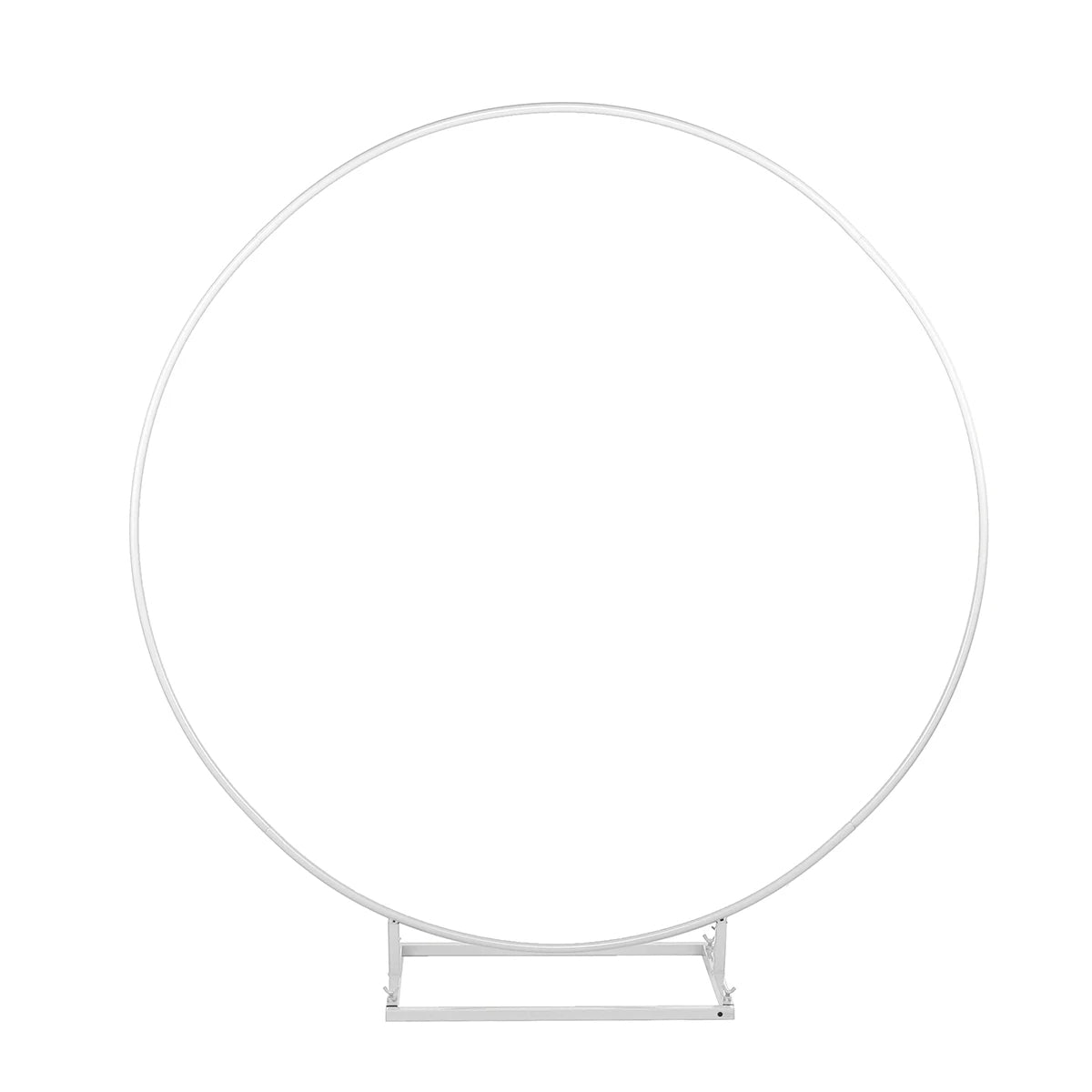 Balon Cerc, 2, 2m, Fier, Arc, Cu Baza, Alb - eMAG.ro