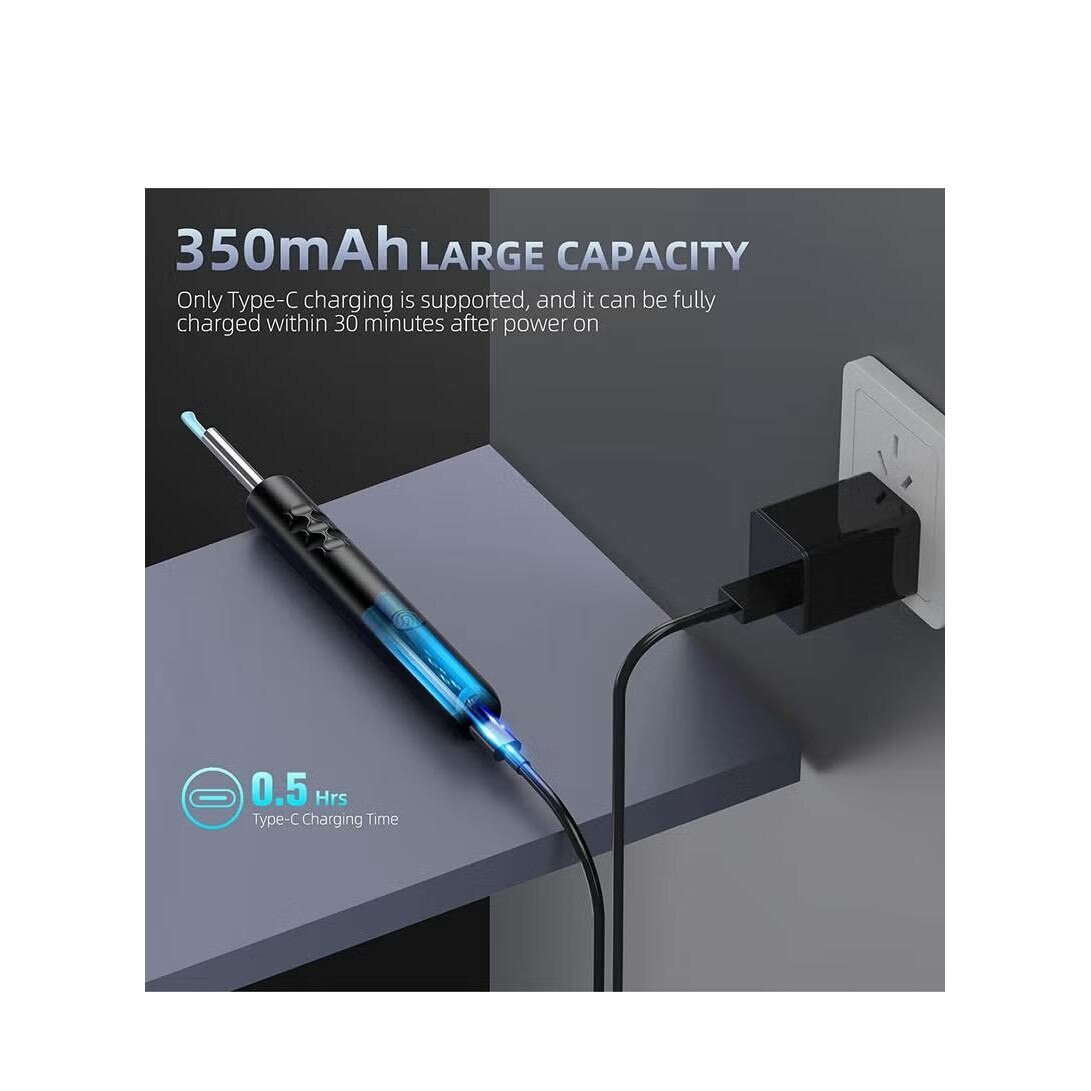 Комплект уреди за почистване на уши, WALALLA, LED, 1080P, черен - eMAG.bg