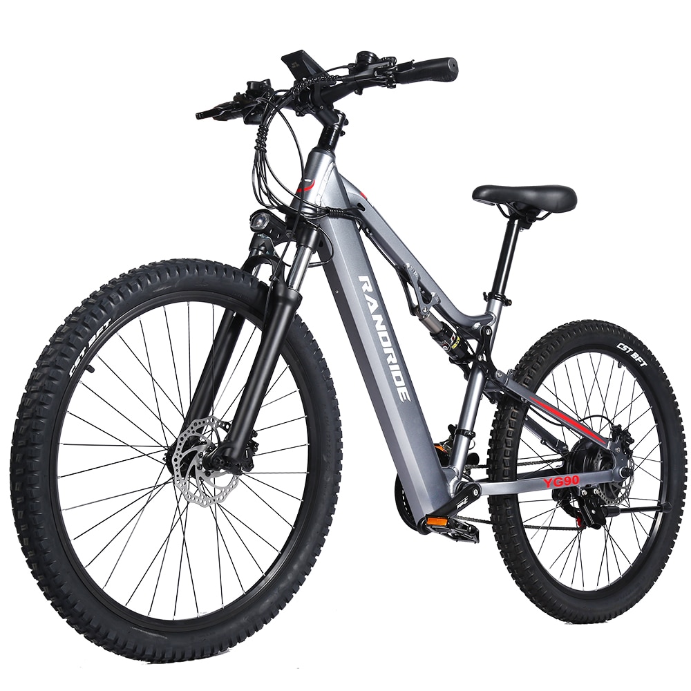 Електрически велосипед RANDRIDE YG90, подвижна батерия 45 км/ч, 1000 W ...