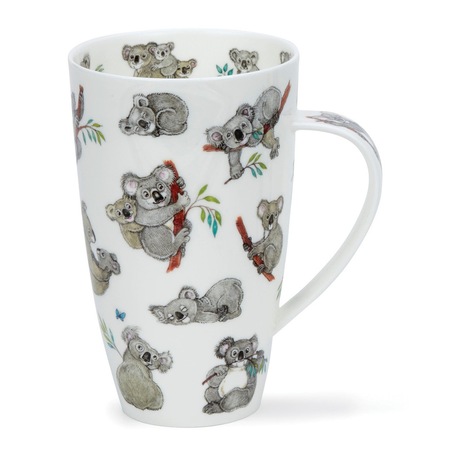 Cana - Henley - Cuddly Koalas, Portelan, 600 ml, Gri - eMAG.ro
