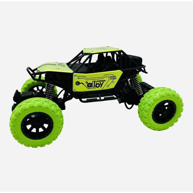 Masina off-road cu telecomanda, 4x4, metalica, cu roti mari din cauciuc ...