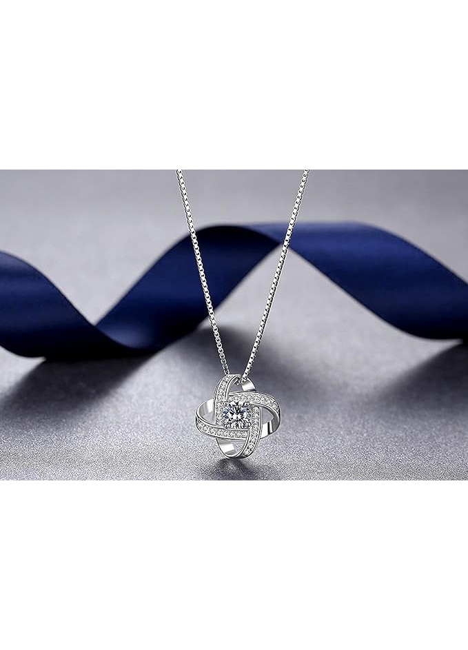 Colier dama, Argint/Zirconiu, Argintiu - eMAG.ro