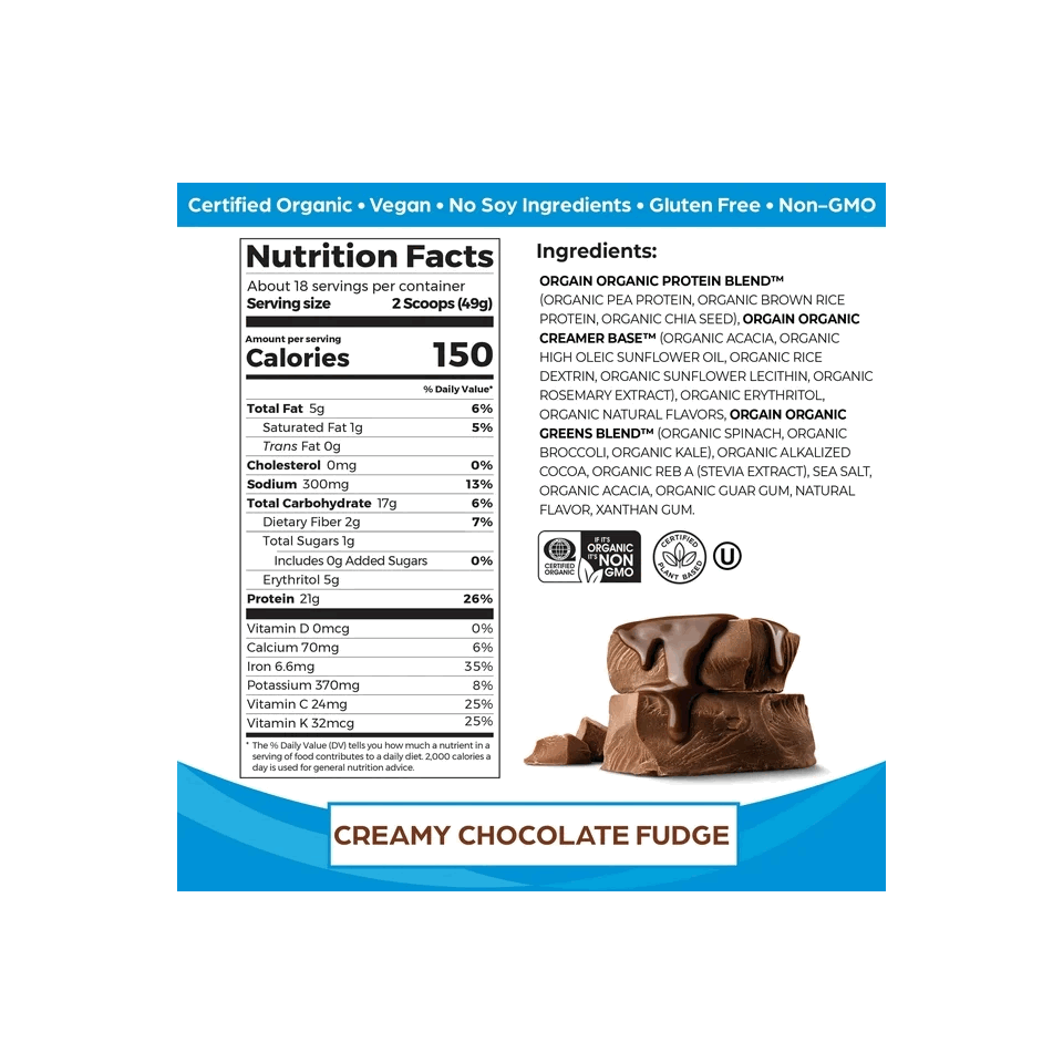 Orgain® Organic Protein™ Powder, Proteina Organica Vegana, cu Aroma de ...