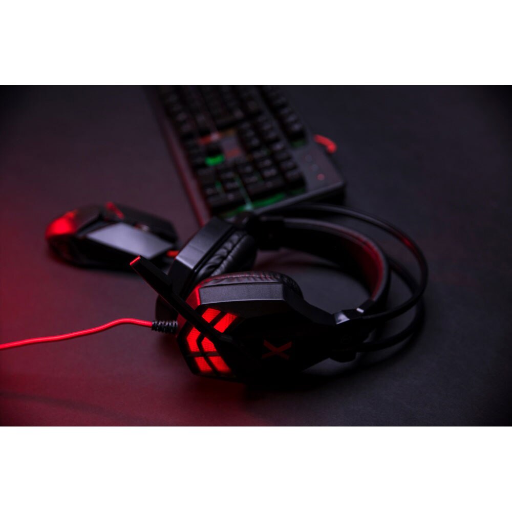 Casti gaming PC NYTRO MX EVO 200, Over-Ear, 40mm, Microfon Rotativ ...
