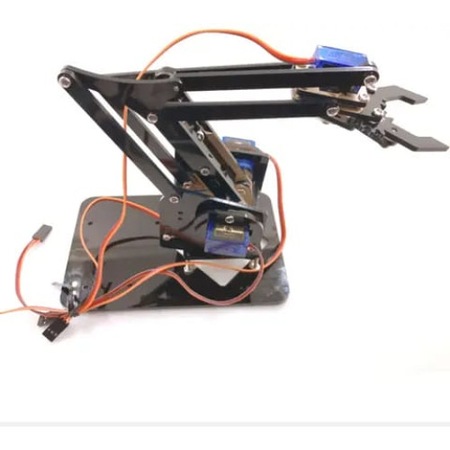 Kit brat robotic cu 4 grade de libertate (4 DOF) cu servomecanisme SG90 ...