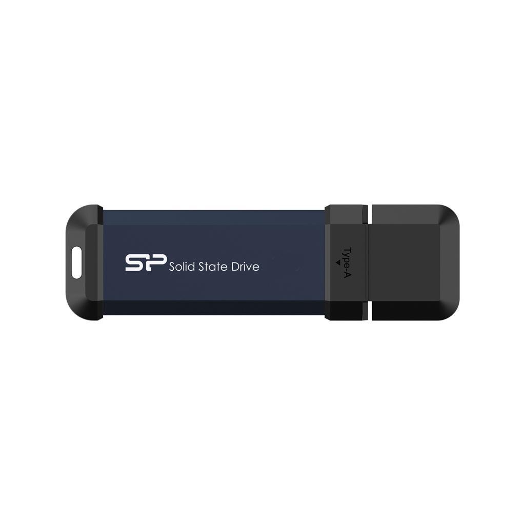 Външен SSD Silicon Power MS60 Blue 500GB, USB-A 3.2 Gen2 EoL - eMAG.bg
