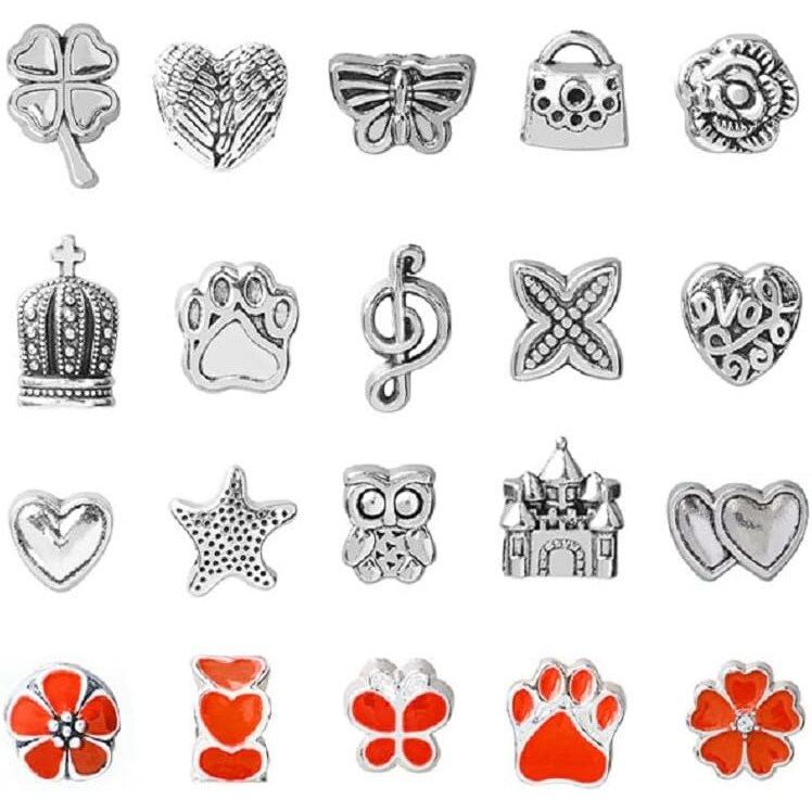 Set pentru creat 3 bratari, Zola®, 63 charmuri, cutie depozitare - eMAG.ro