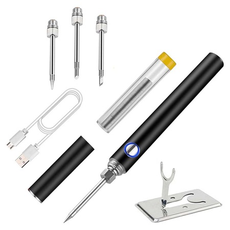 Set pistol de lipit letcon, portabil, wireless, acumulator incorporat ...