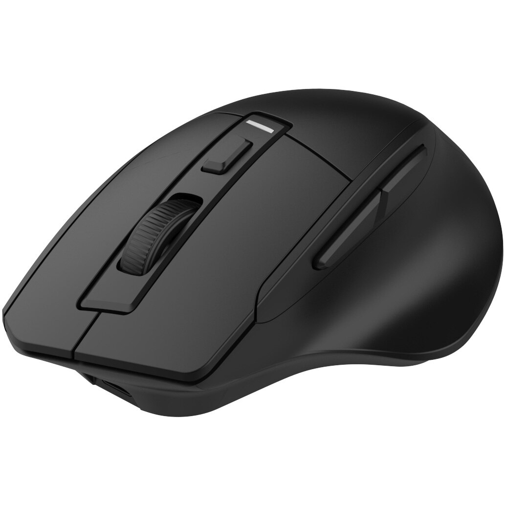 Mouse office A+ wireless, 1600 dpi, 400 mAh battey, type-C, black - eMAG.ro