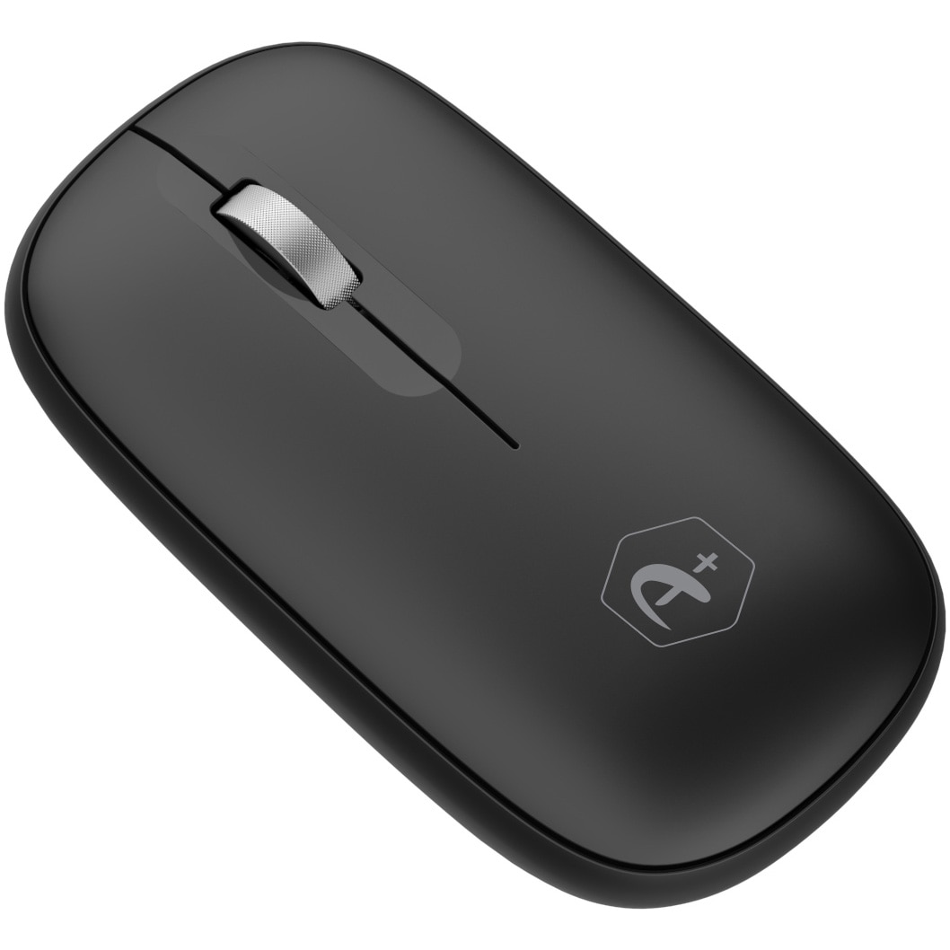 Mouse office A+ wireless, 1200 dpi, silent switch, metalic scroll ...