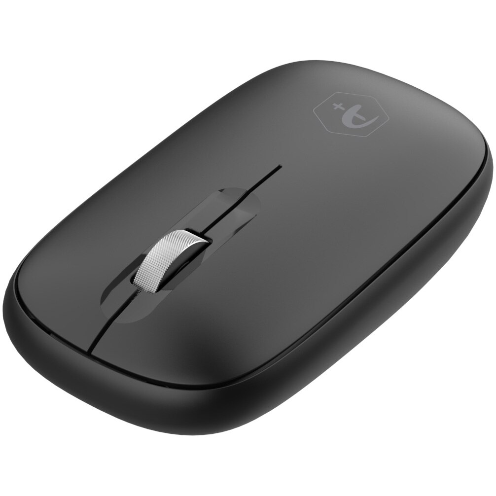 Mouse office A+ wireless, 1200 dpi, silent switch, metalic scroll ...