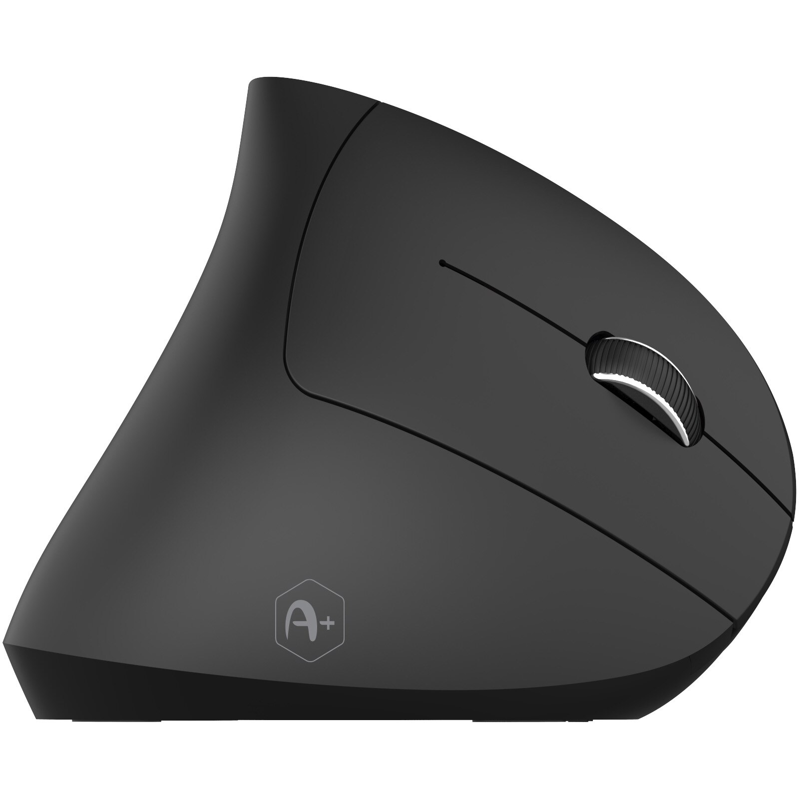 Mouse office A+ wireless vertical, 1600 dpi, black - eMAG.ro